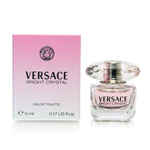 versace bright crystal by gianni versace for women. eau de toilette 0.17 fl oz mini