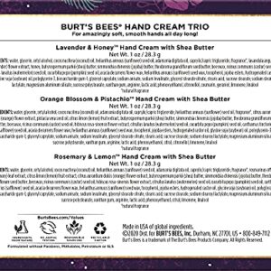 Burtâ€™s Bees Shea Butter Hand Cream Trio Set