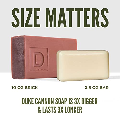 Duke Cannon Cannon Supply Co. Big American Bourbon Soap, 10oz - Superior Grade Men's Soap with Oak Barrel Scent, Made With Buffalo Trace