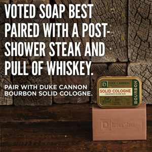 Duke Cannon Cannon Supply Co. Big American Bourbon Soap, 10oz - Superior Grade Men's Soap with Oak Barrel Scent, Made With Buffalo Trace