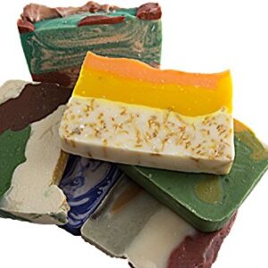 Floral Soap Collection -6(Six) 2Oz Guest Bars, Sample Size Soap Set -Natural Handmade Soaps. Brazilian Mud, Orange, Bamboo Lilac, Lavender, Rose and Avocado Soap - Falls River Soap Company