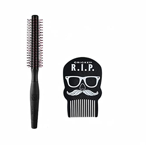 Cricket Beard Care Daily Grooming Kit for Men Beard Comb and Brush Set for Facial Hair Grooming