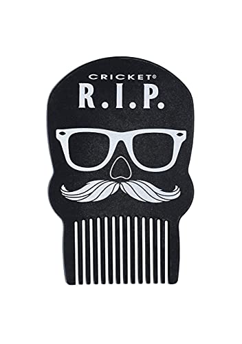 Cricket Beard Care Daily Grooming Kit for Men Beard Comb and Brush Set for Facial Hair Grooming