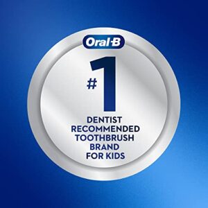 Oral-B Kid's Electric Rechargeable Toothbrush with Charger, Featuring Extra Soft Color Changing Bristles, for Ages 3