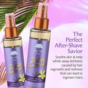 Tree Hut Bare Tahitian Vanilla Post Shave Mist, 4.8 fl oz, After Shave Spray, Soothe & Smooth Against Razor Bumps & Ingrown Hairs, For All Skin Types