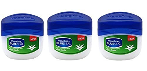 Vaseline Blue Seal Petroleum Jelly Aloe Fresh 1.7oz Travel Size (Pack of 3)