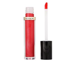 lip gloss by revlon, super lustrous the gloss, non-sticky, high shine finish, 240 fatal apple