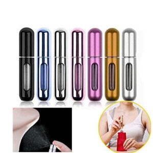 Topseller 5ml Portable Mini Refillable Perfume Atomizer Bottle for Travel Spray Scent Pump Case Multicolor - 8 Pack