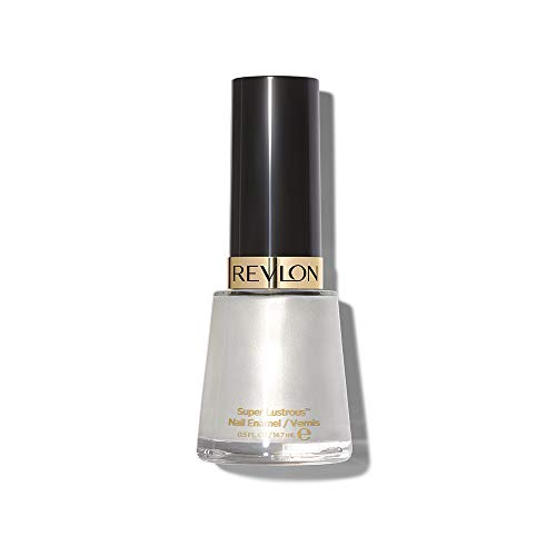 Revlon Nail Enamel, Chip Resistant Nail Polish, Glossy Shine Finish, in Nude/Brown, 020 Pure Pearl, 0.5 oz