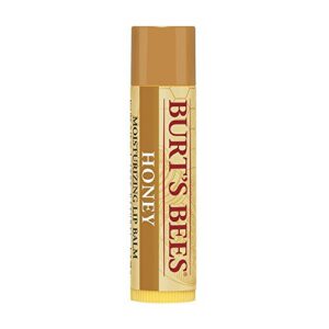 burt’s bees 100% natural moisturizing lip balm, honey with beeswax – 1 tube, 0.15 ounce