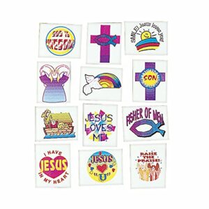 religious tattoos (72 pack) – novelty jewelry & tattoos & body art