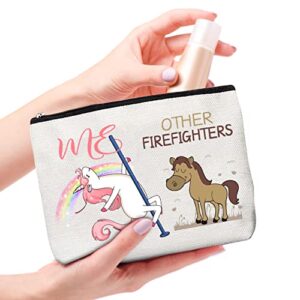 Other Firefighters Me Bag,Firefighter Makeup Bag,Other Firefighters Me Unicorn,Firefighters Gifts for Women,Birthday Gifts for Firefighter,Firefighter Appreciation Gifts,Female Firefighter Gifts