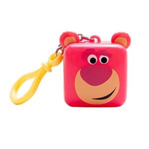 lip smacker pixar toy story lotso cube flavored lip balm keychain