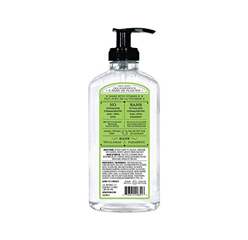 J.R. Watkins Gel Hand Soap, Scented Liquid Hand Wash for Bathroom or?Kitchen, USA Made and Cruelty Free, 11 fl oz, Aloe & Green Tea