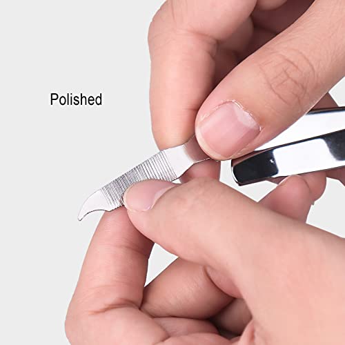 Thickened Stainless Steel Nail Clippers with Nail File, Nail Clippers Bulk,Bulk Nail Clippers for Homeless Individually Wrapped, for Homeless,Shelter, Air Bnb, Hotel 2.7inches (50 PCS)