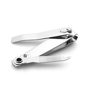 Thickened Stainless Steel Nail Clippers with Nail File, Nail Clippers Bulk,Bulk Nail Clippers for Homeless Individually Wrapped, for Homeless,Shelter, Air Bnb, Hotel 2.7inches (50 PCS)