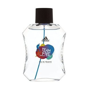 adidas team five special edition eau de toilette spray for men, 3.4 fl oz