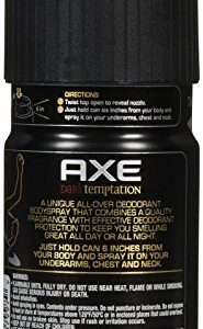 AXE Body Spray for Men - Dark Temptation - 4 oz - 2 pk