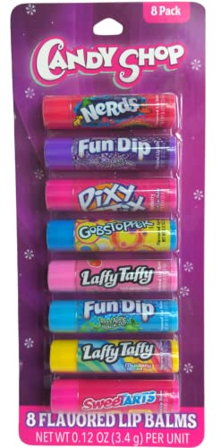 Candy Shop Lip Balm - 8 Candy Flavored Lip Balms