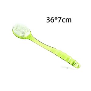 INGVY Dry Brushing Body Brush Bath Brush Back Body Bath Shower Sponge Scrubber Brushes with Handle Exfoliating Scrub (Color : 1)