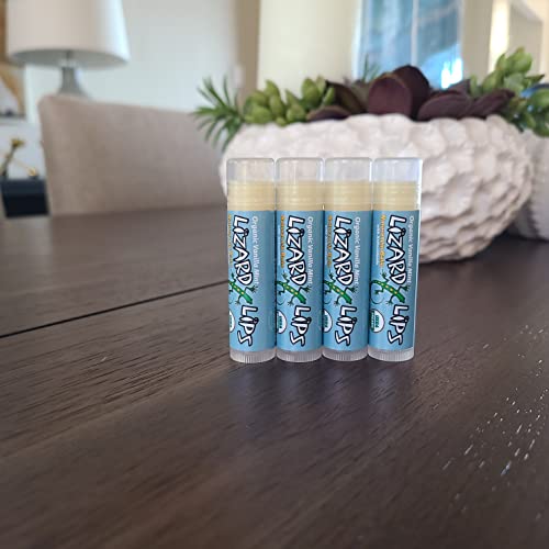 Lizard Lips USDA Certified Organic Lip Balm (Vanilla Mint)