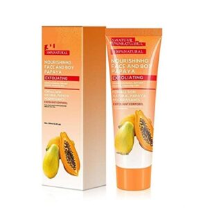 papaya deep cleansing scrub peeling gel face body skin moisturizing face cream.