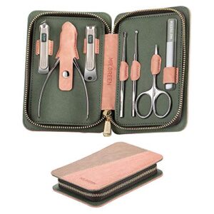 7pcs manicure set, pedicure sets, nail clipper sets，stainless steel professional nail cutter with travel case