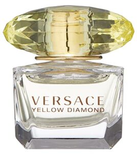 versace yellow diamond eau de toilette spray for women, 0.17 fl oz (miniature)