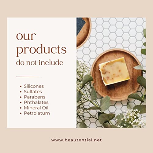 Beautential Cold Processed Handmade Soap Bar with a Luxurious Blend of All Natural Ingredients (Goat Milk)