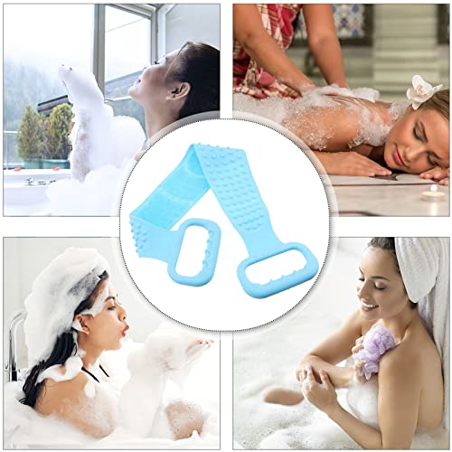 INGVY Dry Brushing Body Brush Brushsilicone Loofah Body Scrubber Bath Towel Shower Exfoliating Strap Exfoliator Men Exfoliate Scratcher Sponge Washer