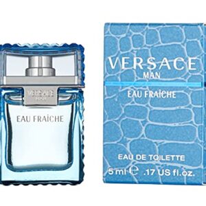 Versace Man Eau Fraiche, 0.17 Ounce