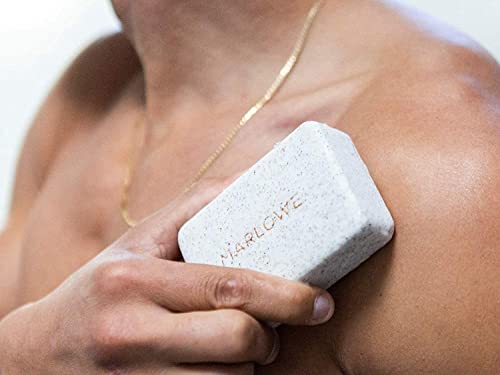 MARLOWE. No. 102 Men's Body Scrub Soap 7oz (Variety Pack) | Best Exfoliating Bar for Men | Made w/ Natural Ingredients | Green Tea Extract | Features 3 Amazing Scents