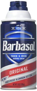 barbasol beard buster shaving cream original 10 oz (pack of 6)