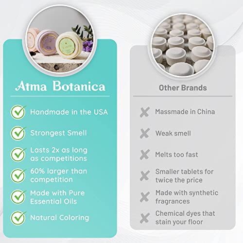 Shower Steamers Gift Set - Shower Bombs Aromatherapy, Variety Pack of 12 Shower Tablets with Essential Oils, Spa Gifts for Mom, Shower Gifts for Women, Made in USA by Atma Botanica