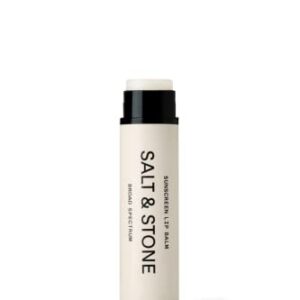 Salt & Stone SPF 30 Lip Balm (1 Pack) Broad Spectrum Lip Protection that Sinks in Effortlessly and is Water Resistant and Reef Safe - Cruelty Free, Gluten Free, Made in USA