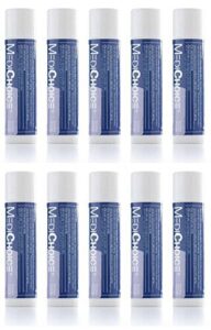 medichoice lip balm with spf 15, moisturizer nourish and hydrate 0.15 oz each 10 tube value pack