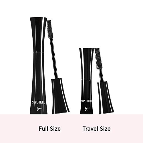 It Cosmetics Superhero Elastic Stretch Volumizing Mascara Mini Travel Size .169 Ounce