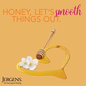 Jergens Nourishing Honey Dry Skin Moisturizer, with Illuminating Hydralucence Blend, Skin Nourishing Formula, Dermatologist Tested,16.8 Fl Oz (Pack of 4) (Packaging May Vary)