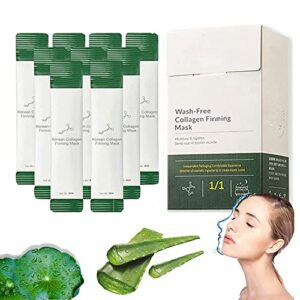 lamvpker 20 pack collagen face mask skin care,face pack for glowing skin self home care face facial mask with portable packaging korean facial masks for women and men