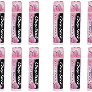 ChapStick (12) Stick Cotton Candy Flavored Lip Balm (12)