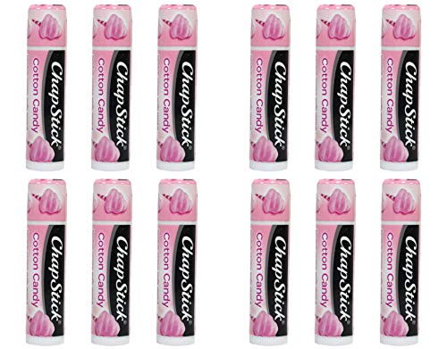 ChapStick (12) Stick Cotton Candy Flavored Lip Balm (12)