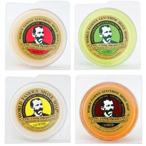 col. conk shave soap 2.25 ounces (variety 4 pack)