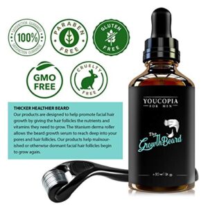 YOUCOPIA Beard Growth Kit (2in1)