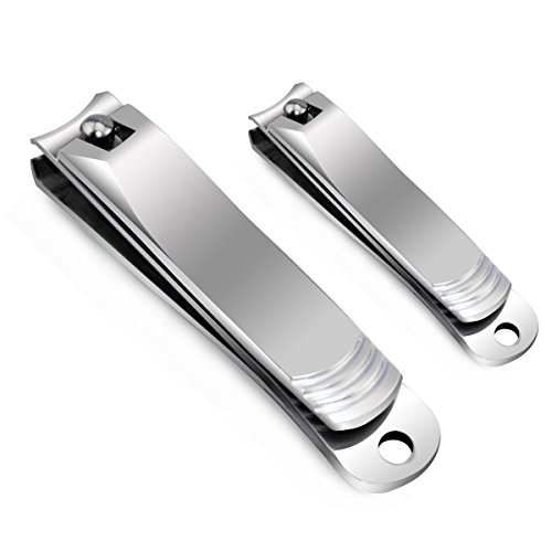 Nail Clippers Set - Chicone Stainless Steel Fingernail and Toenail Nail Cutter and Trimmer for Men Women with Gift Box