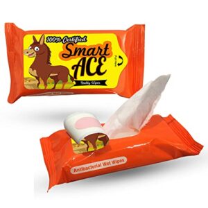 Smart Ace Reality Wipes - Funny Donkey Gag Gift for Teens and Adults - Travel Size