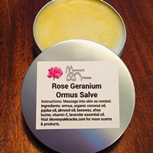 Rose Geranium Ormus (Monoatomic Gold Manna) Salve