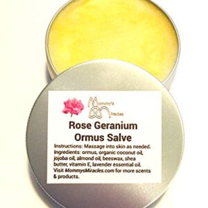 Rose Geranium Ormus (Monoatomic Gold Manna) Salve