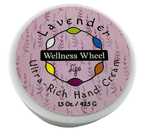 Wellness Wheel Life Lavender Lotion Moisturizer Dry Cracked Skin Advanced Healing Repair Treatment Colorant Free Hand Cream