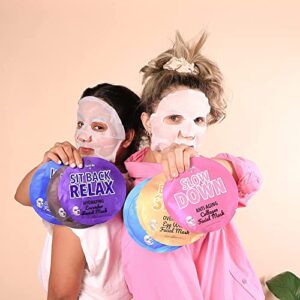 SpaLife Deluxe Infused 12 pack Facial Masks 2 per pack