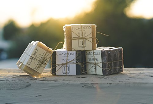 Handmade Gentle Facial and Body Soap (Lime Patchouli Rich Beer)